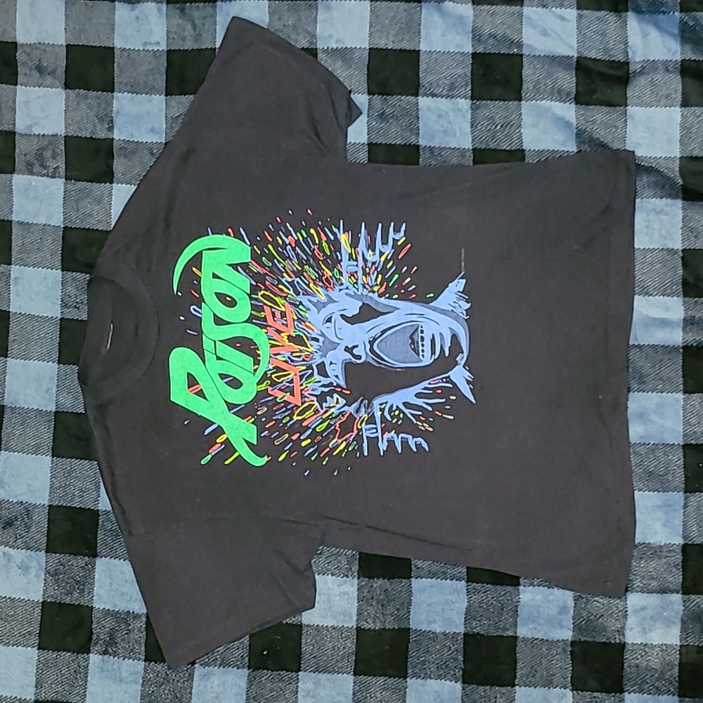 Vintage. Made In Usa. 1988. Single-Stitch. Poison Tee… - Gem